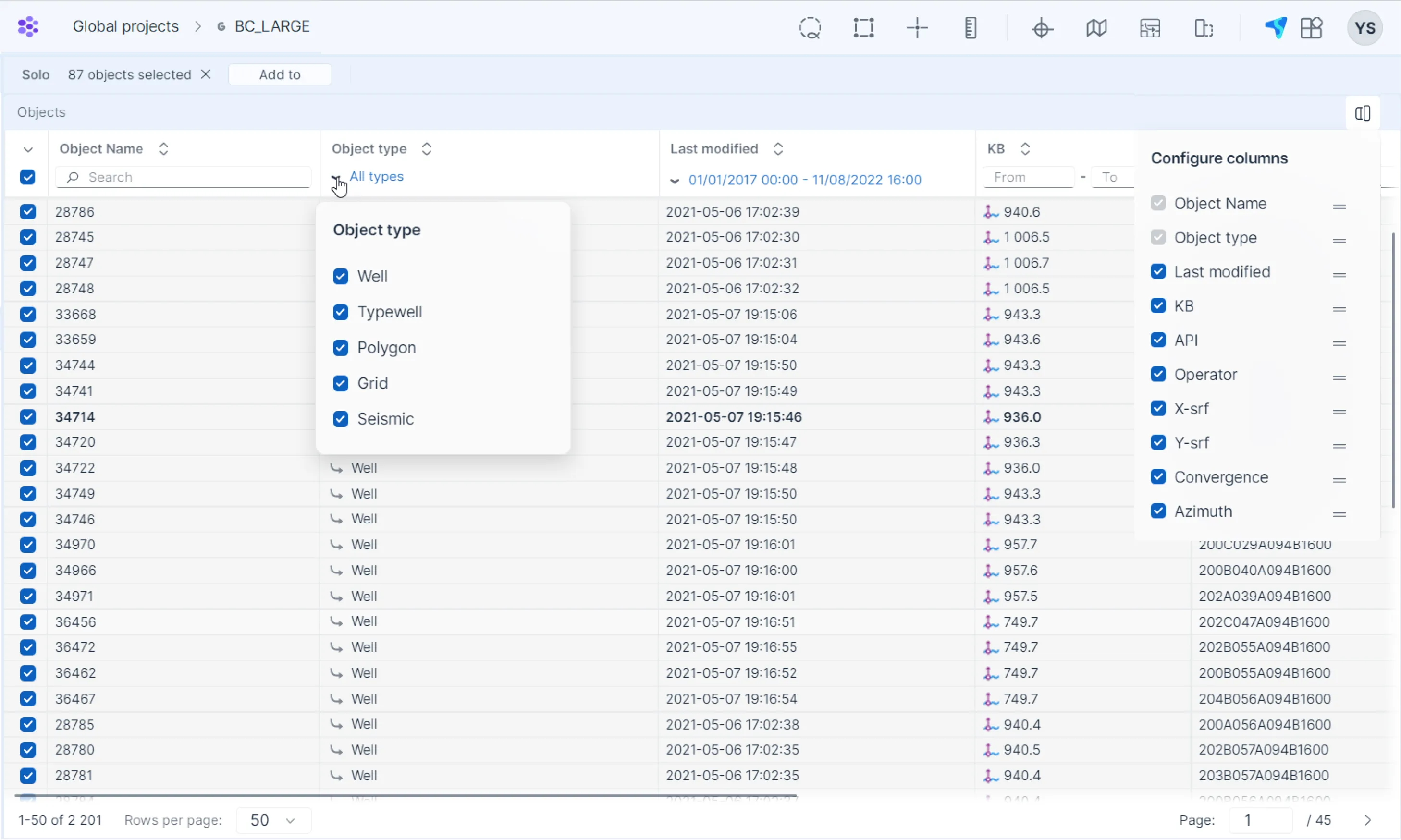 Cloud Data Management - ROGII